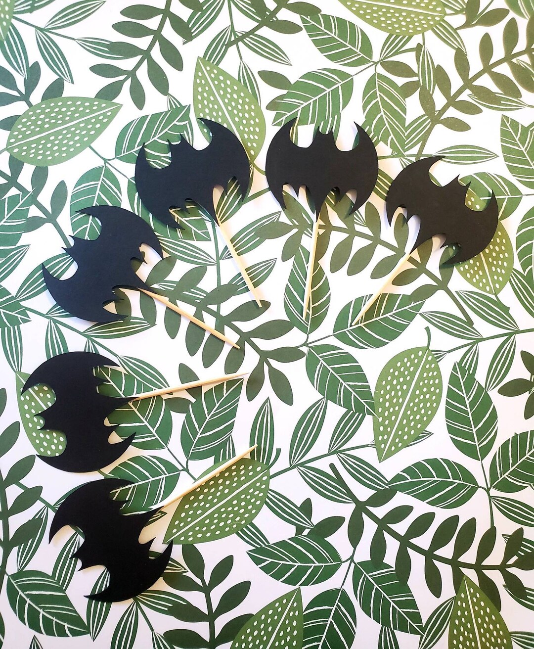 Bat Cupcake Topper // Batman Decorative Cake Topper - Etsy