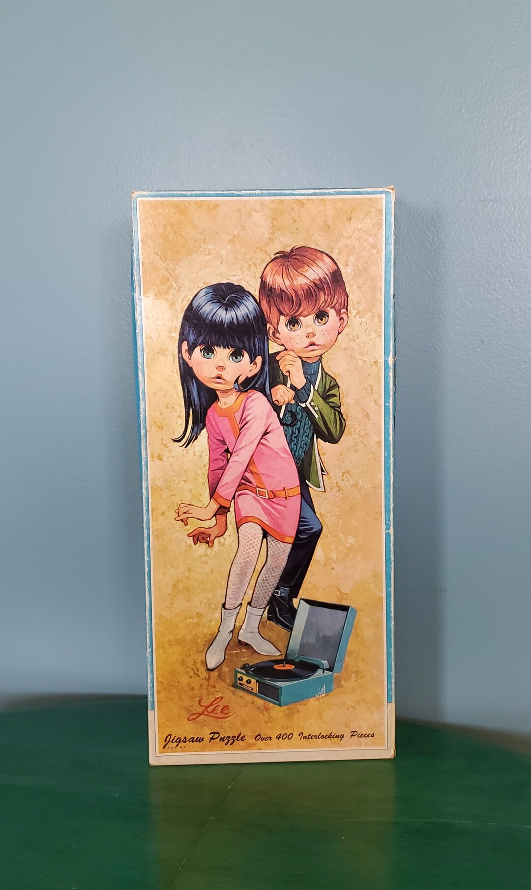 VTG MCM the Mods by LEE Big Eyed Girl and Boy Gogo Dancers Jigsaw ...
