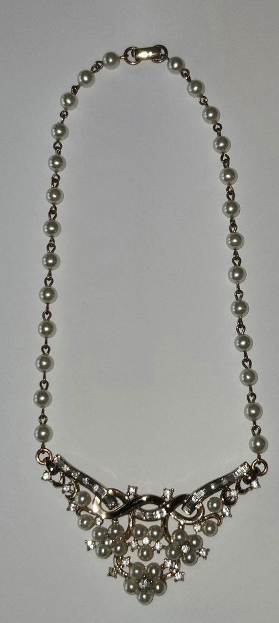 1952 TRIFARI ALFRED PHILIPPE Parisienne Faux Pearl Be… - Gem