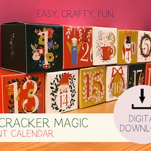 Nutcracker Magic Advent Calendar Printable to Make for Christmas ...