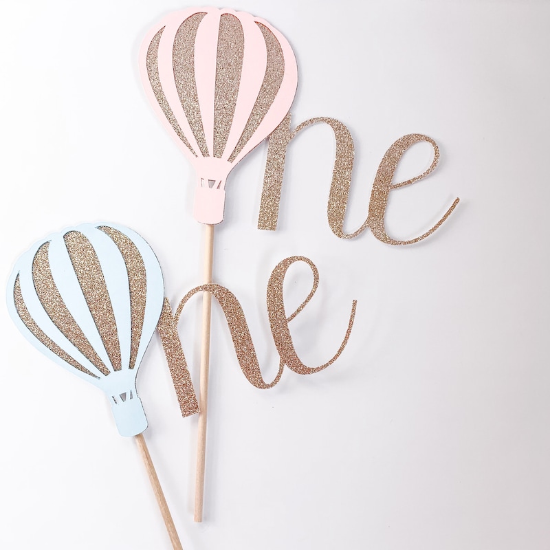 Hot Air Balloon Cake Topper - Etsy
