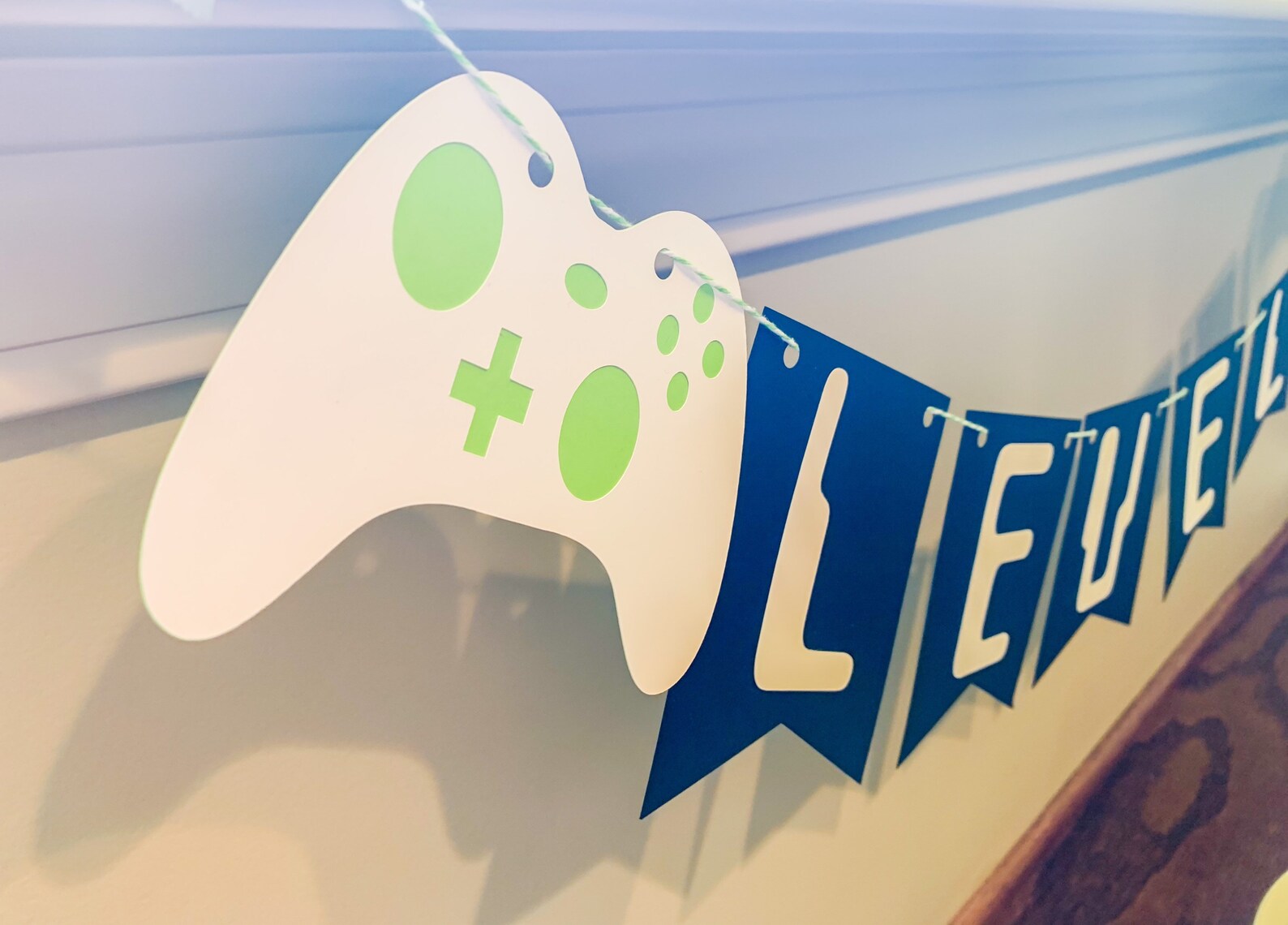 Level up Party Banner Level up Banner Personalized Gamer - Etsy