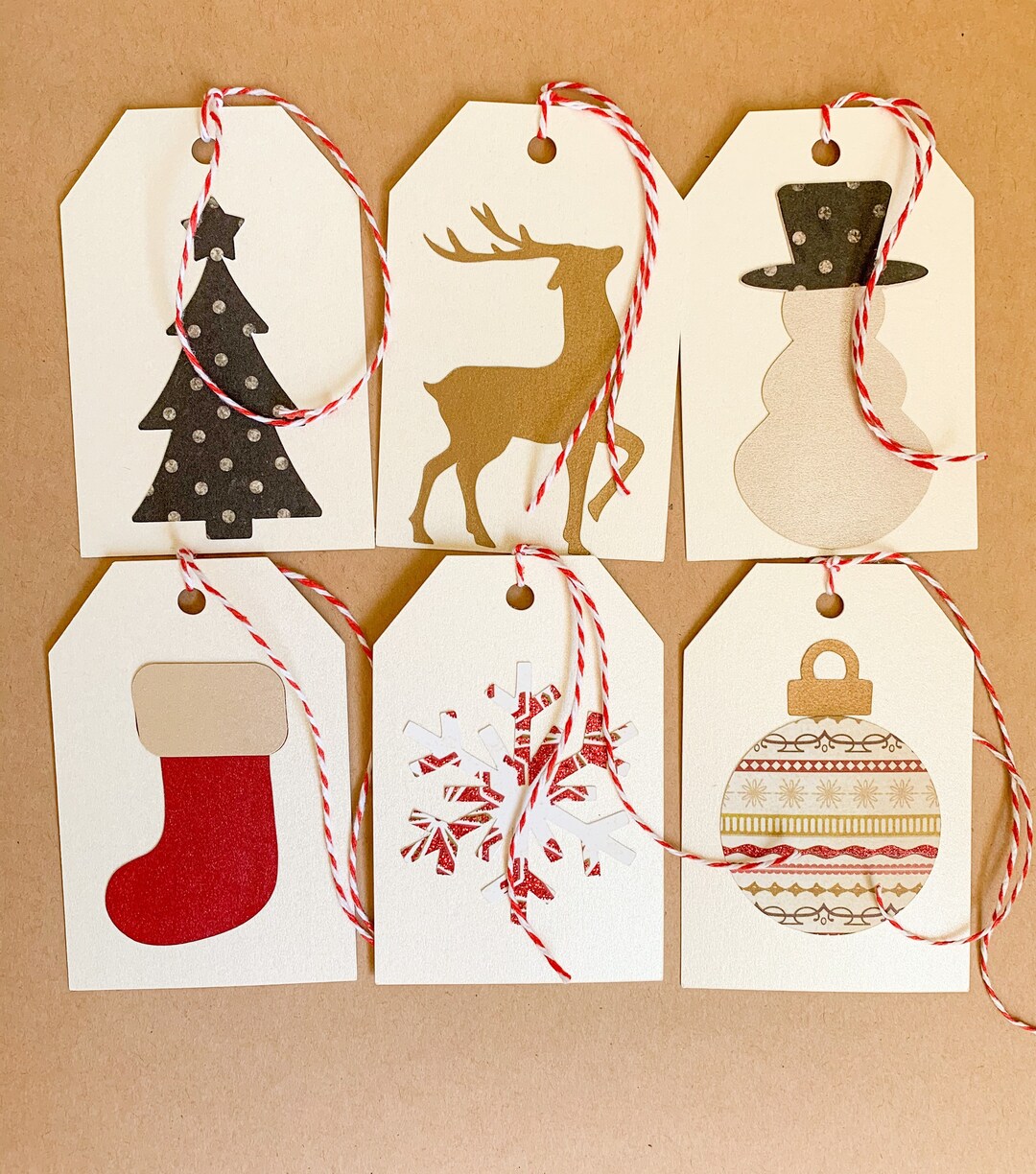 Christmas Gift Tags Tag Set Christmas Bag Gift Tags - Etsy