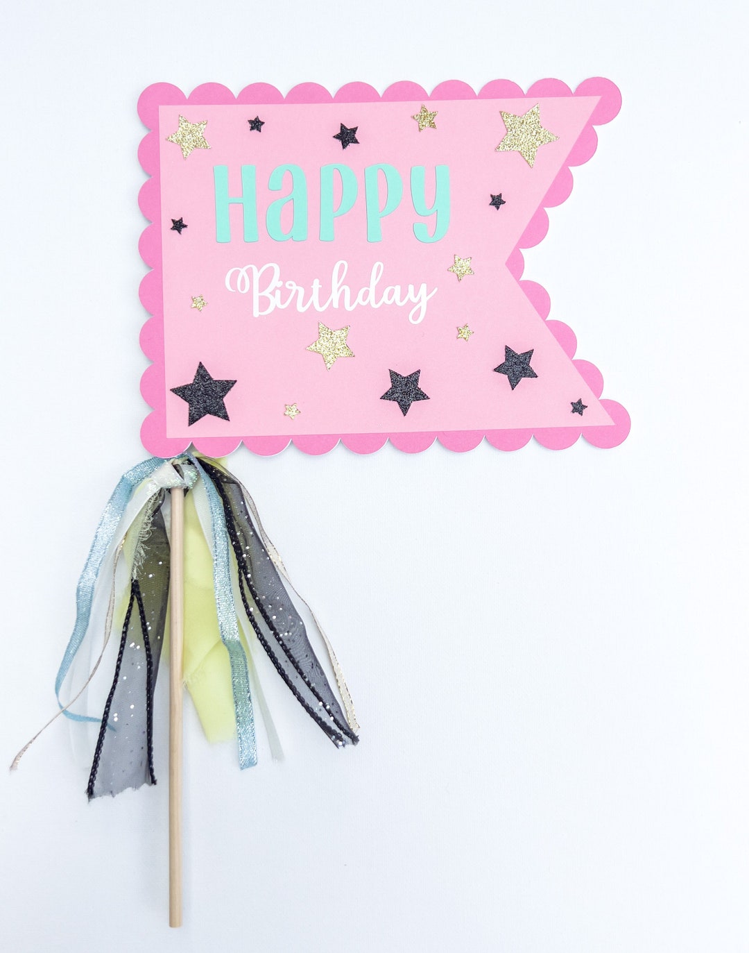 Happy Birthday Flag, Happy Birthday Pennant Flag, Happy Birthday Sign ...