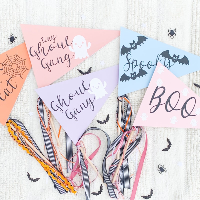 Halloween Pennants - Etsy