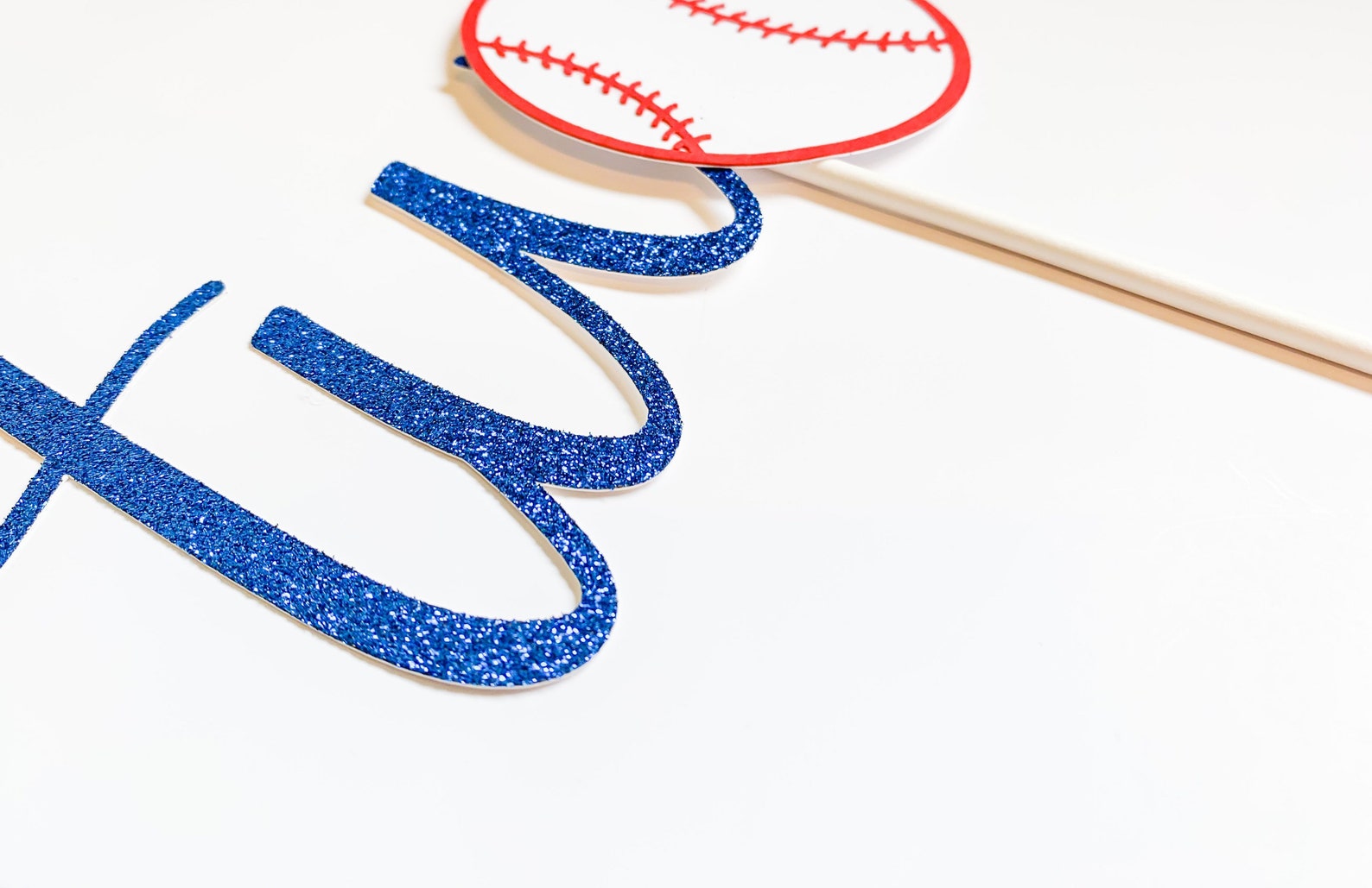 Two Baseball Cake Topper-second Birthday-baseball - Etsy