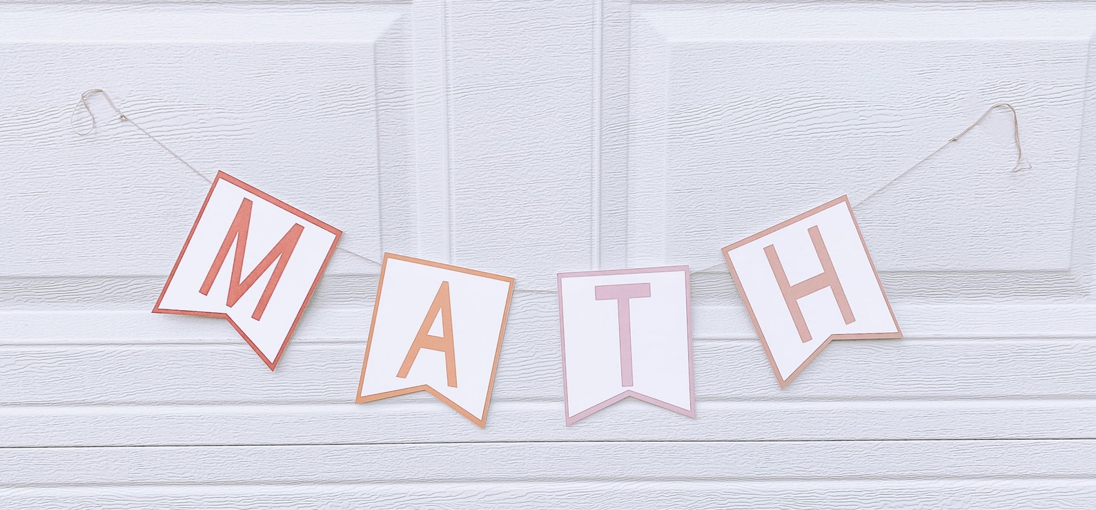 Math Classroom Banner Math Banner for School Teacher Math | Etsy