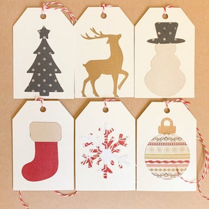 Christmas Gift Tags Tag Set Christmas Bag Gift Tags - Etsy