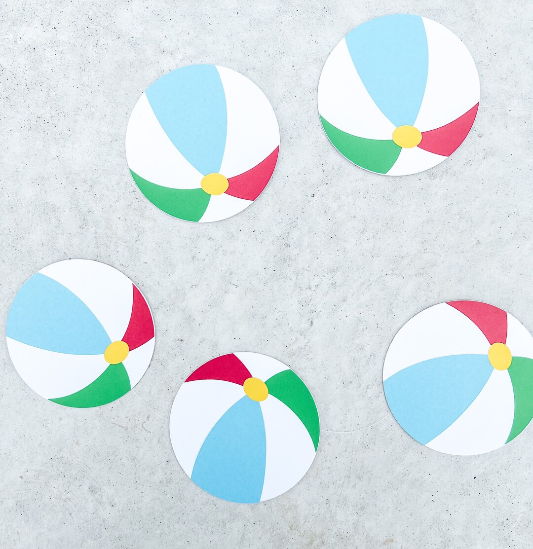 Beach Ball Party Banner, Beach Ball Party Decorations, Beach Ball ...