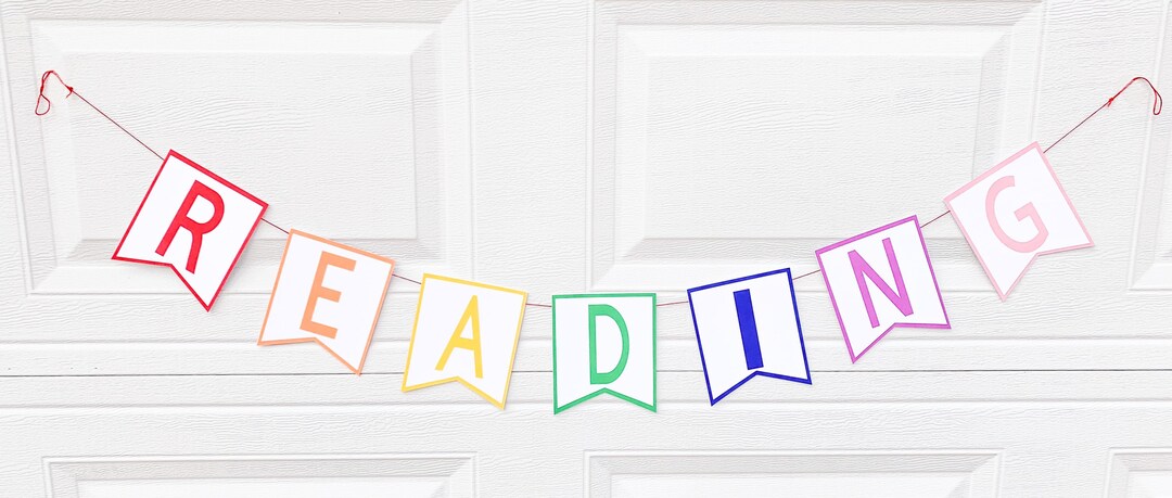 Reading Banner, Reading Classroom Banner, Reading Corner Banner ...