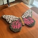 Butterfly Tufted Rug Decor Moth Wall Hanging Art - Etsy