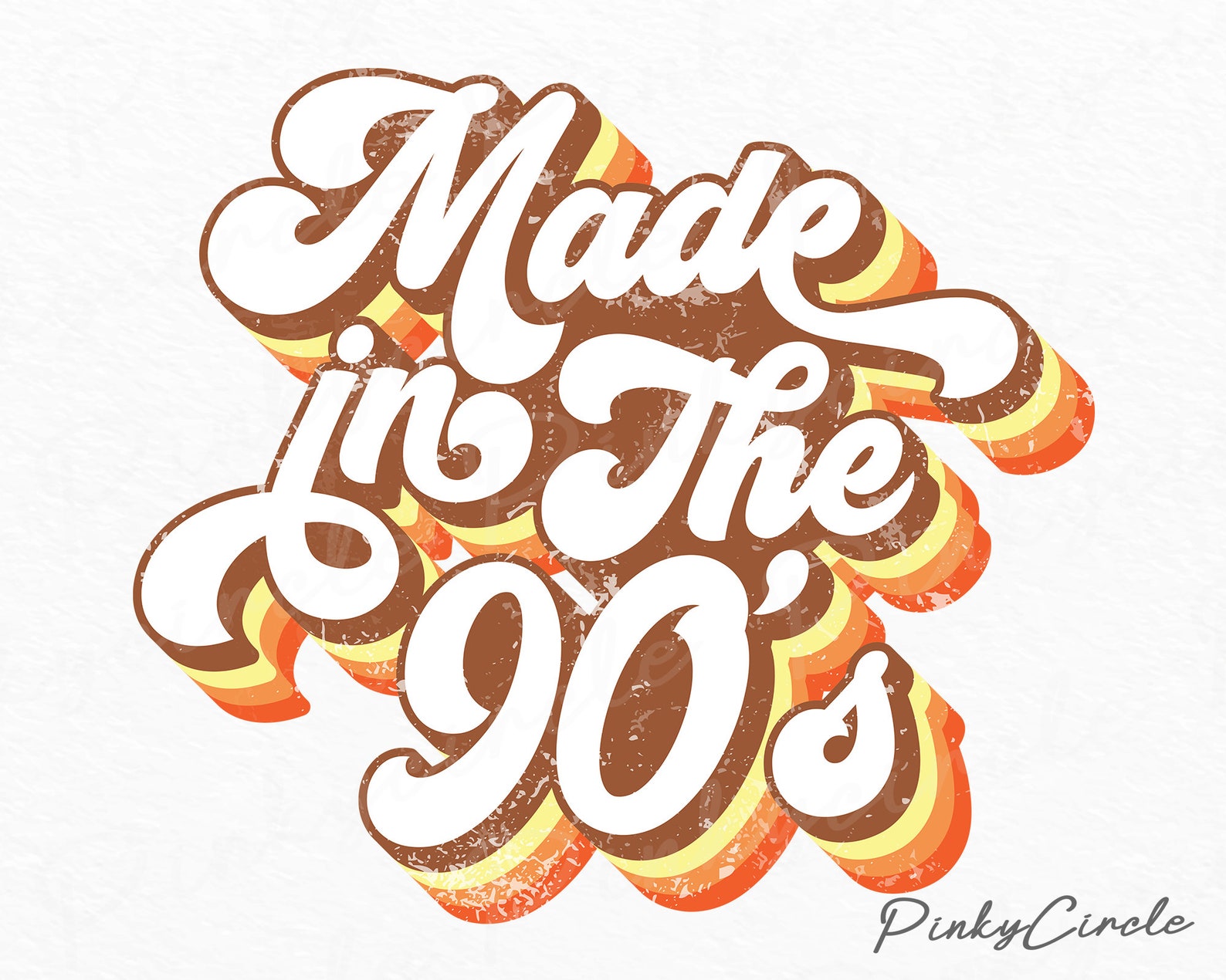 Made in the 90s PNG File Sublimation Designs Downloads 90s | Etsy