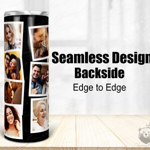 16 Photo Collage, Frame Photo Tumbler Template, Photo Collage Png ...