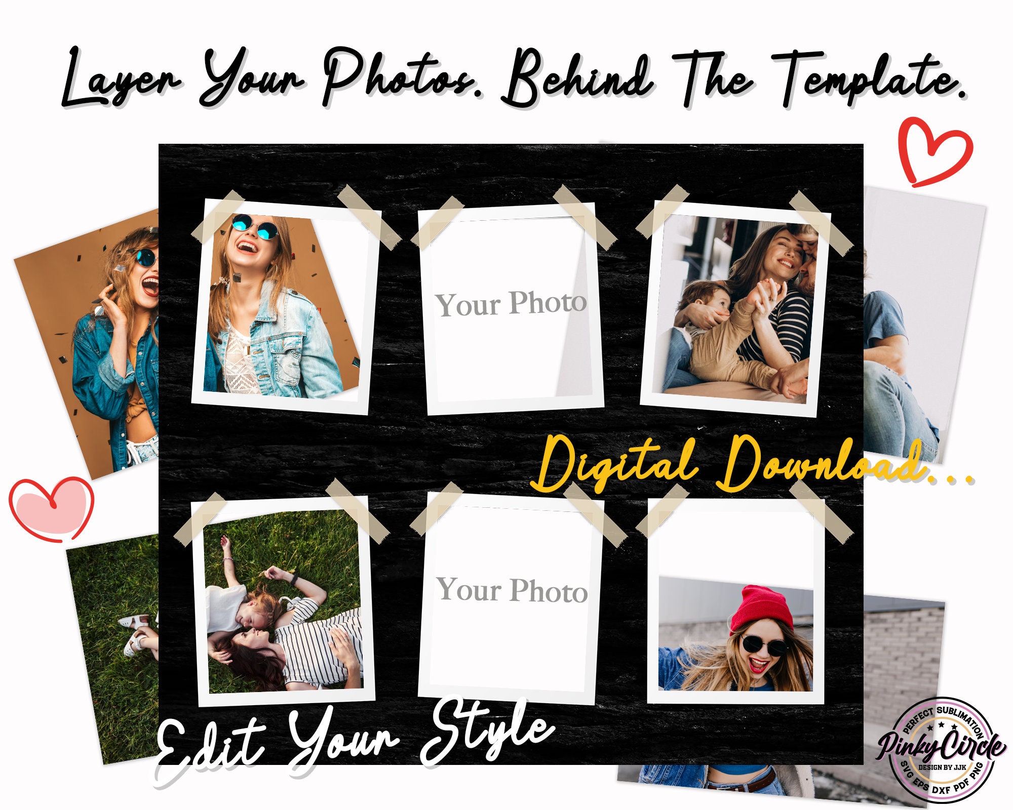 Stone Frame Photo Frame 20oz Skinny Tapered and Straight - Etsy