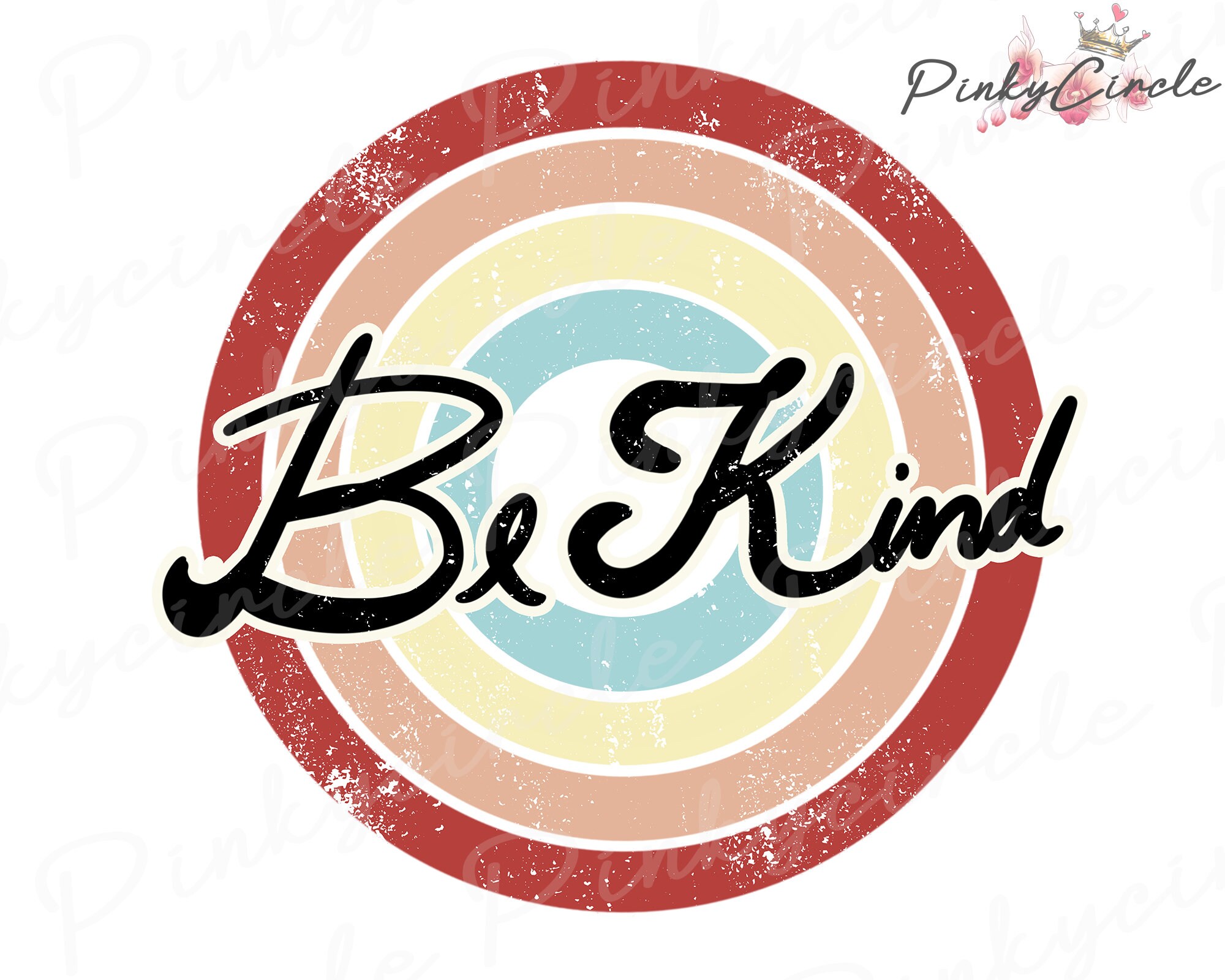 Be Kind Circle Pngsublimation Be Kind Circlesublimation | Etsy