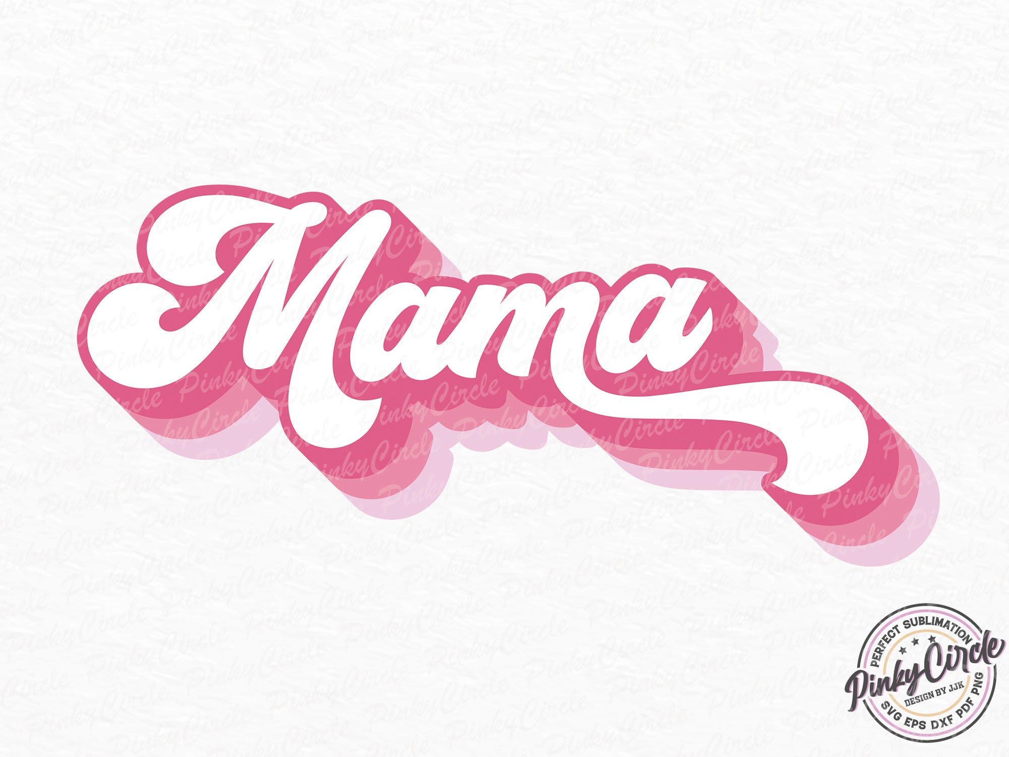 Retro Pink Mama Png Mama Sublimation Sublimation Download | Etsy