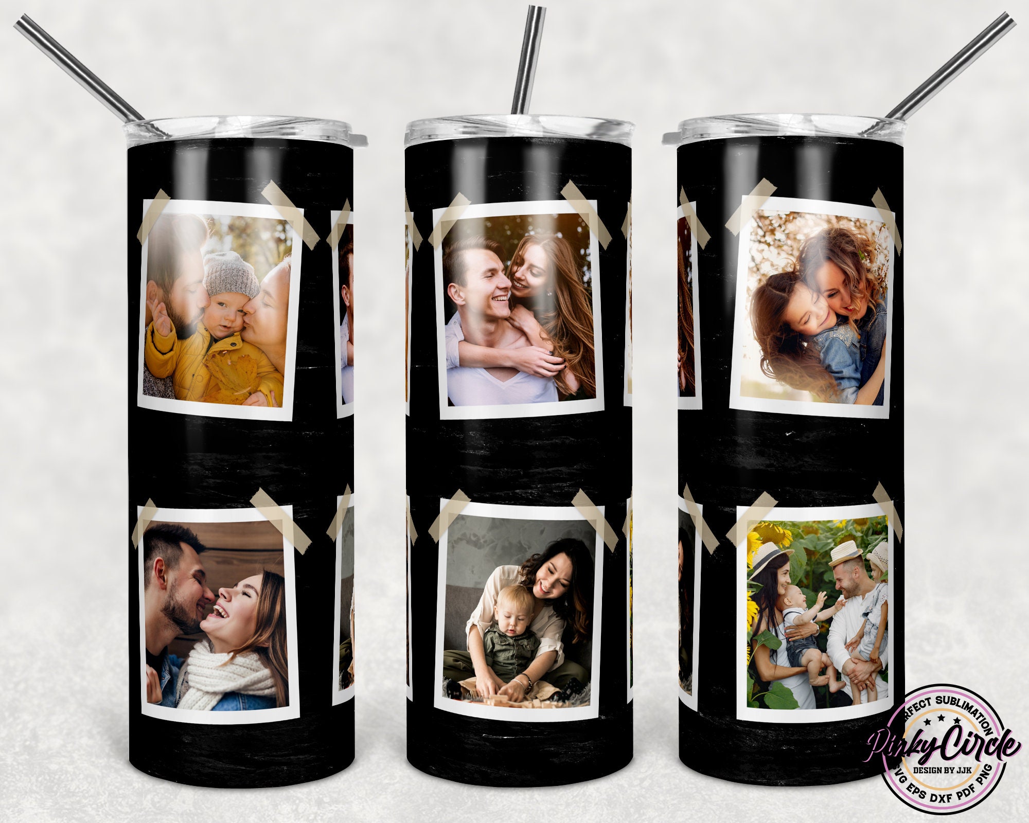 Stone Frame Photo Frame 20oz Skinny Tapered and Straight - Etsy