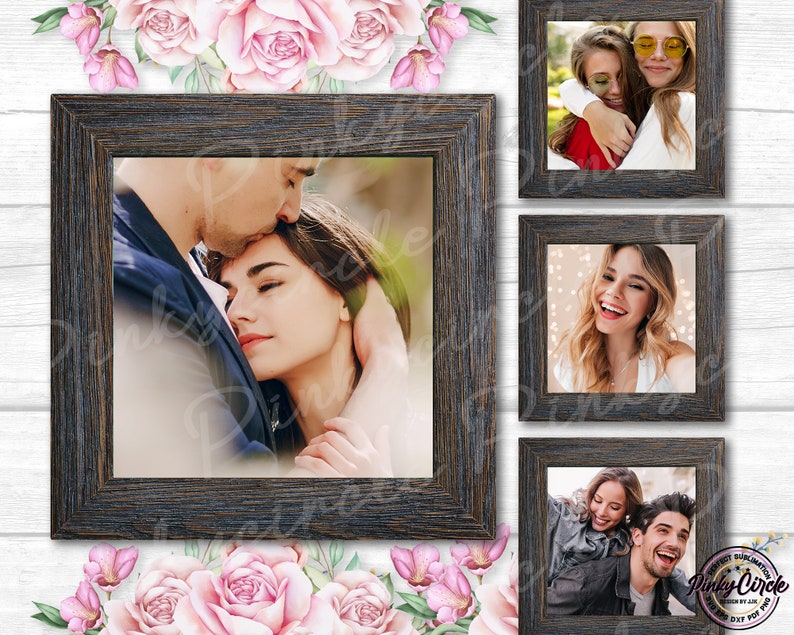 Frame Photo Tumbler Png Sublimation Photo Collage 20oz - Etsy