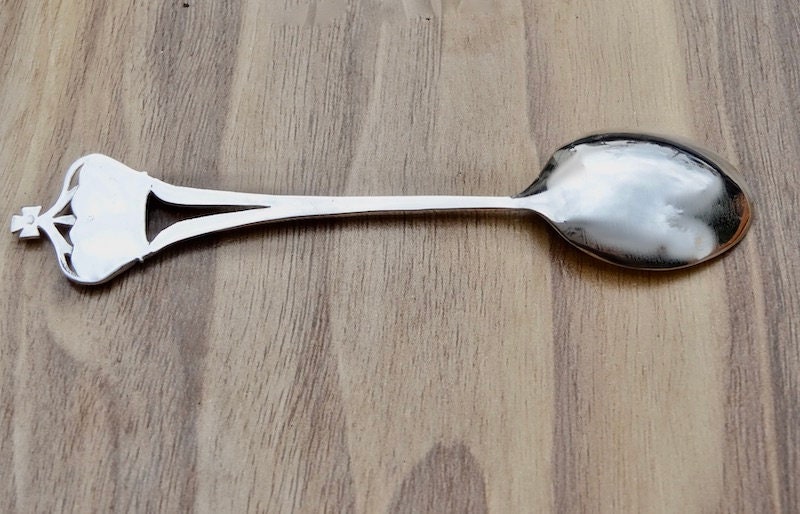 Solid Sterling Silver 925 Spoon Silver Flatware Silver Teaspoon Crown ...