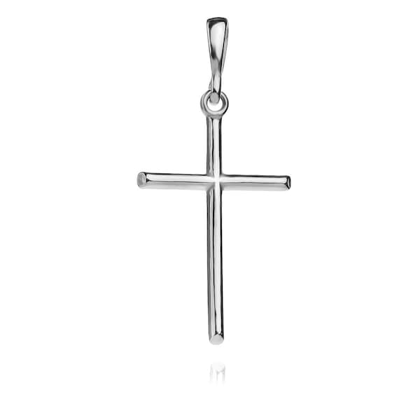 Silver Cross Pendant - Etsy