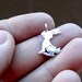 Sterling Silver .925 Rabbit Pendant Animal Bunny Necklace Pet Jewelry ...