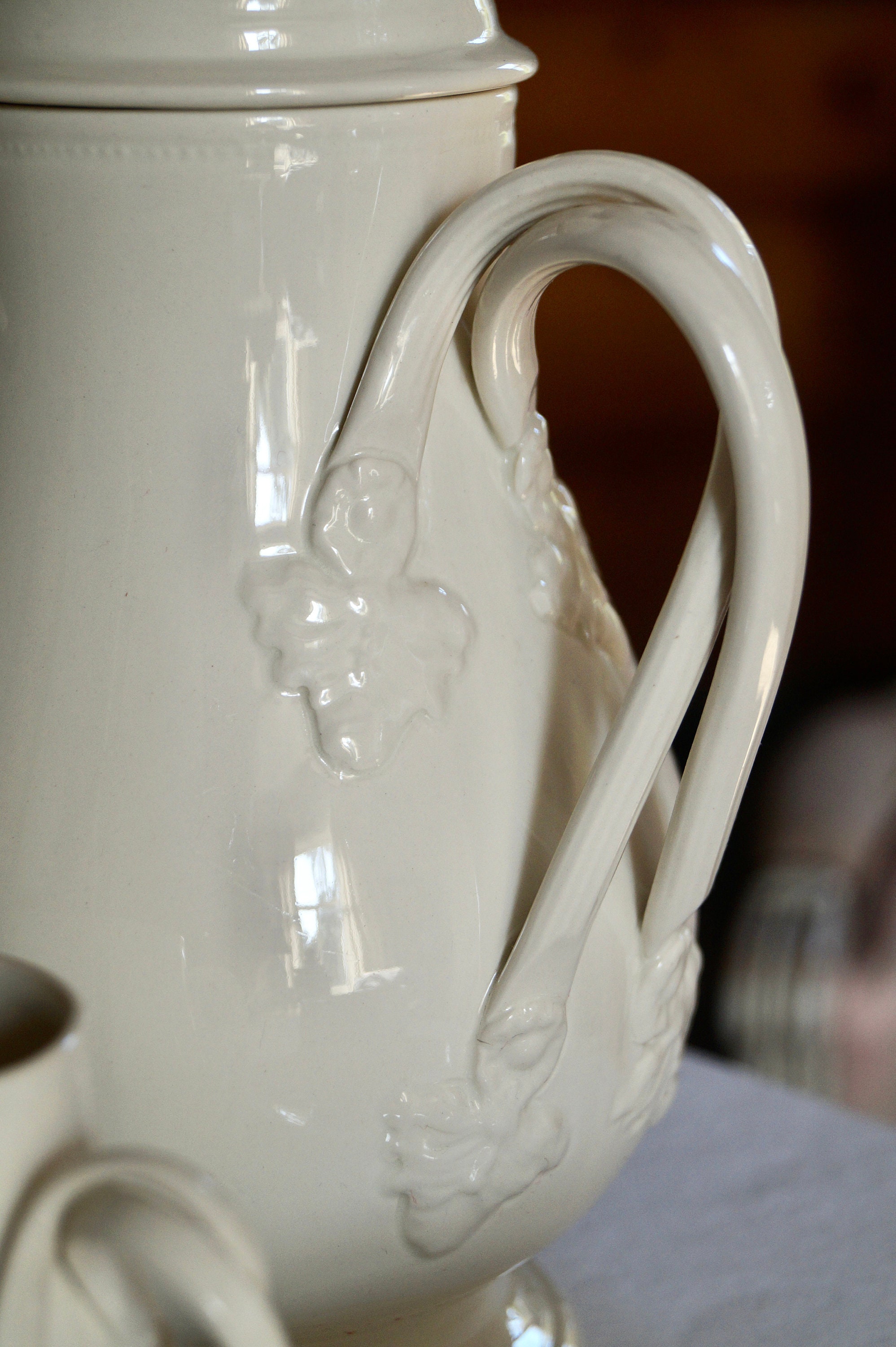 Vintage Royal Creamware Royal Leedsware Coffee Service - Etsy