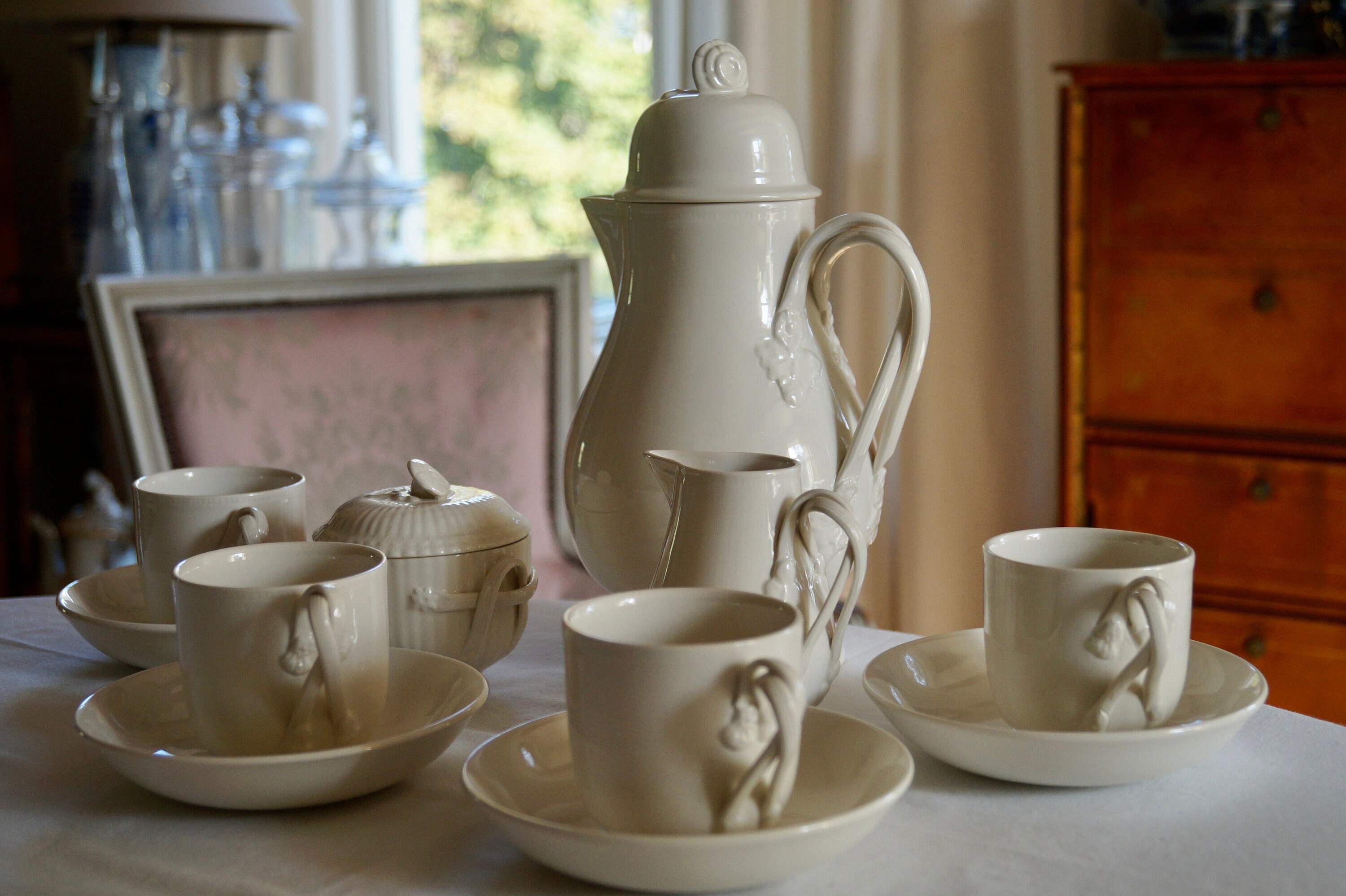 Vintage Royal Creamware Royal Leedsware Coffee Service - Etsy