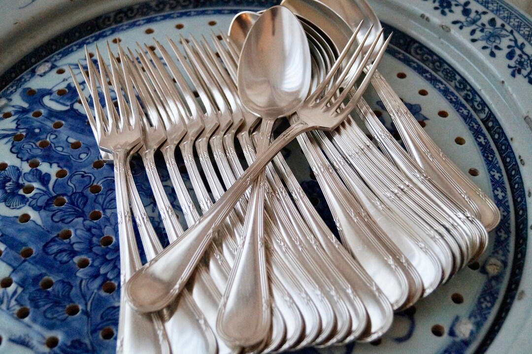 Antique Dutch GERO Silver Plated Cutlery Spoons and Fork ' - Etsy