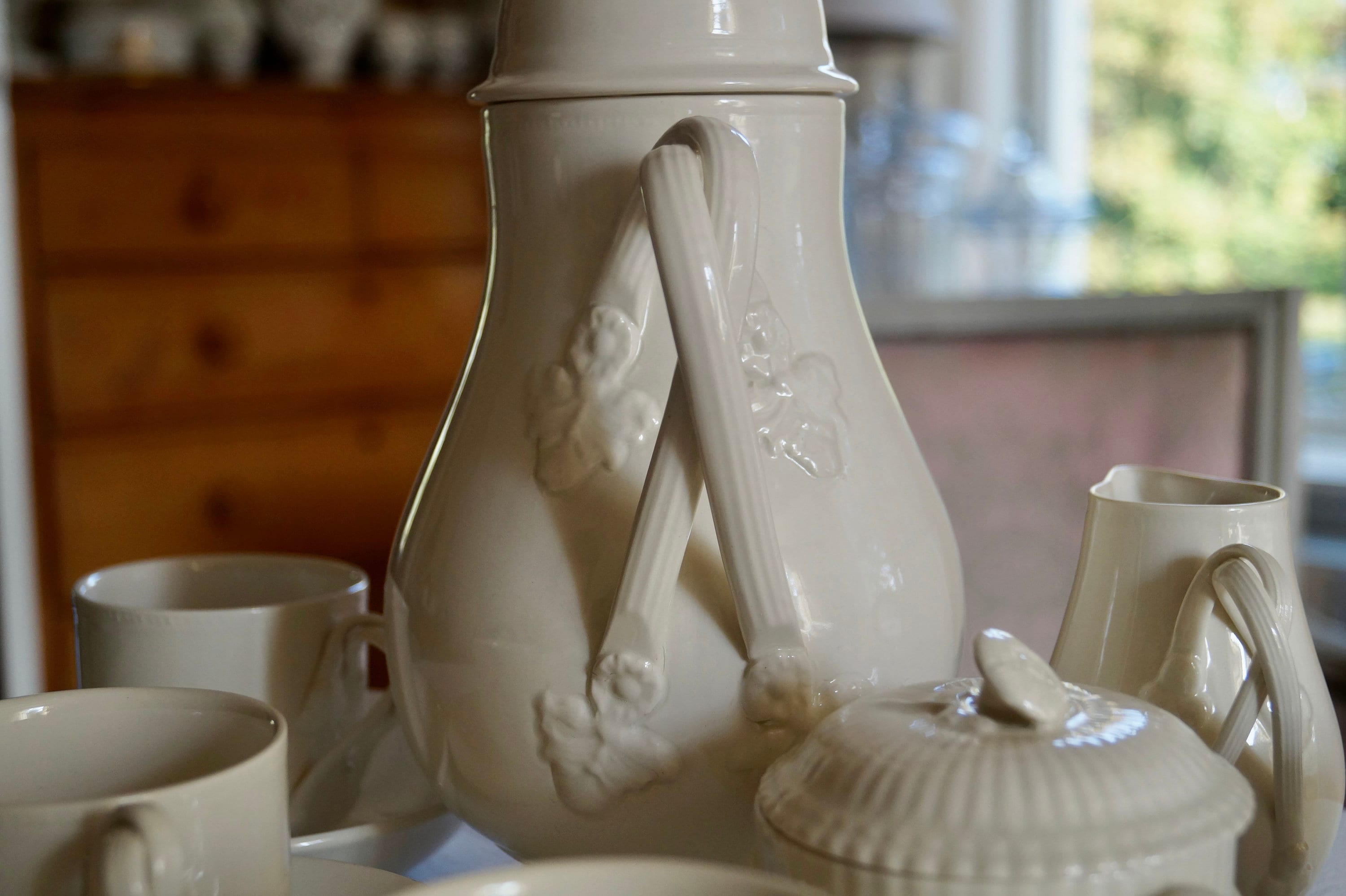 Vintage Royal Creamware Royal Leedsware Coffee Service - Etsy