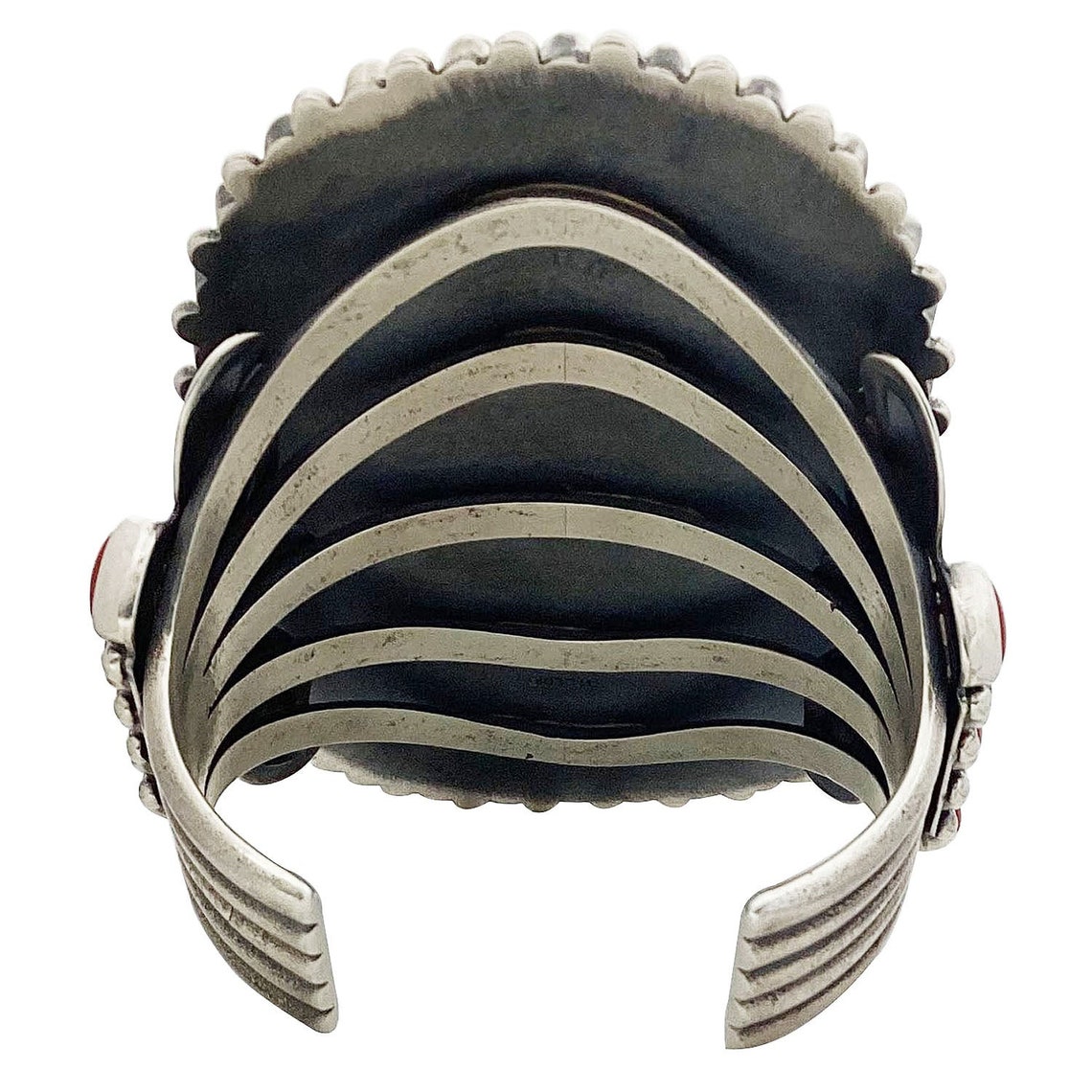 Ernest Roy Begay, Bracelet, Mediterranean Coral, Turquoise, Navajo Made ...