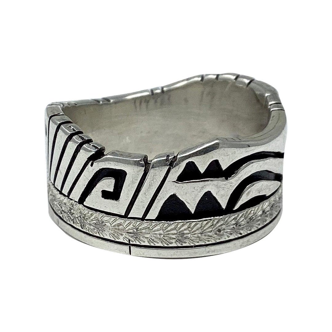 Mary Lou Begay, Ring, Sterling Silver, Navajo Handmade, 14 1/2 - Etsy