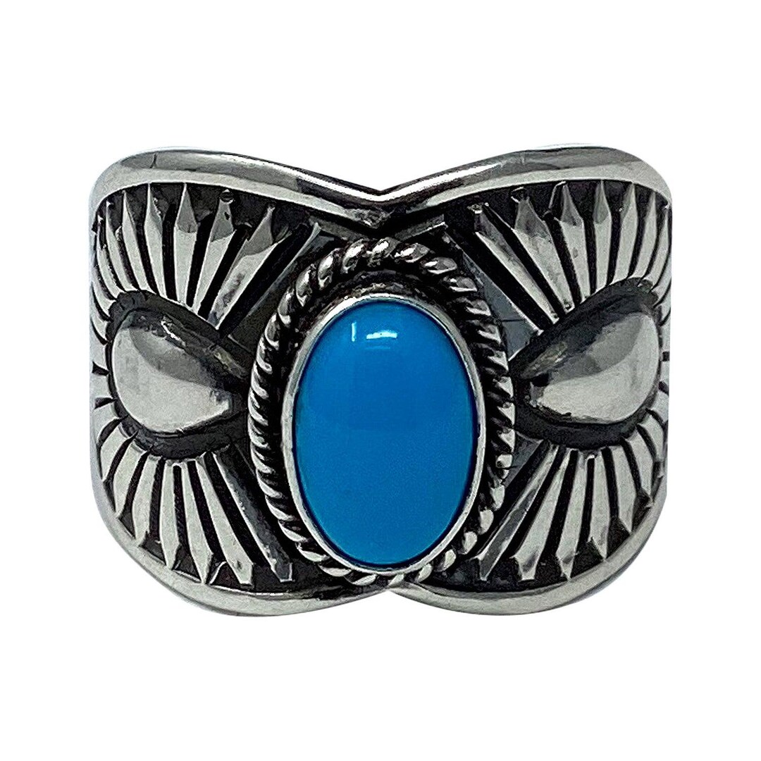 Derrick Gordon, Ring, Sleeping Beauty Turquoise, Navajo, 9 - Etsy