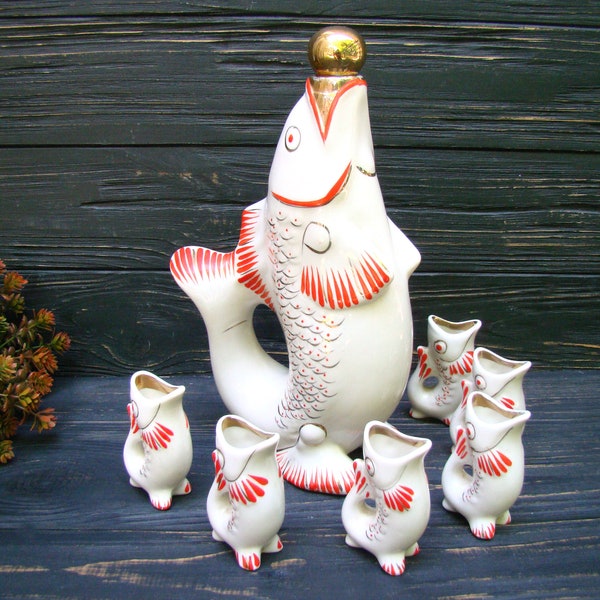 Fish Decanter - Etsy