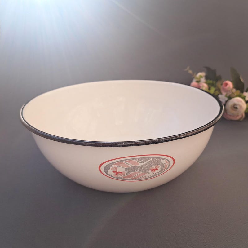 Enamelware Bowl - Etsy