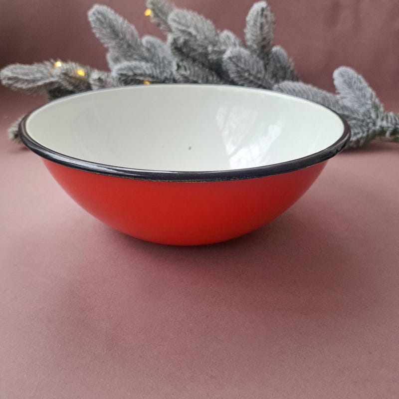 Enamel Bowl - Etsy