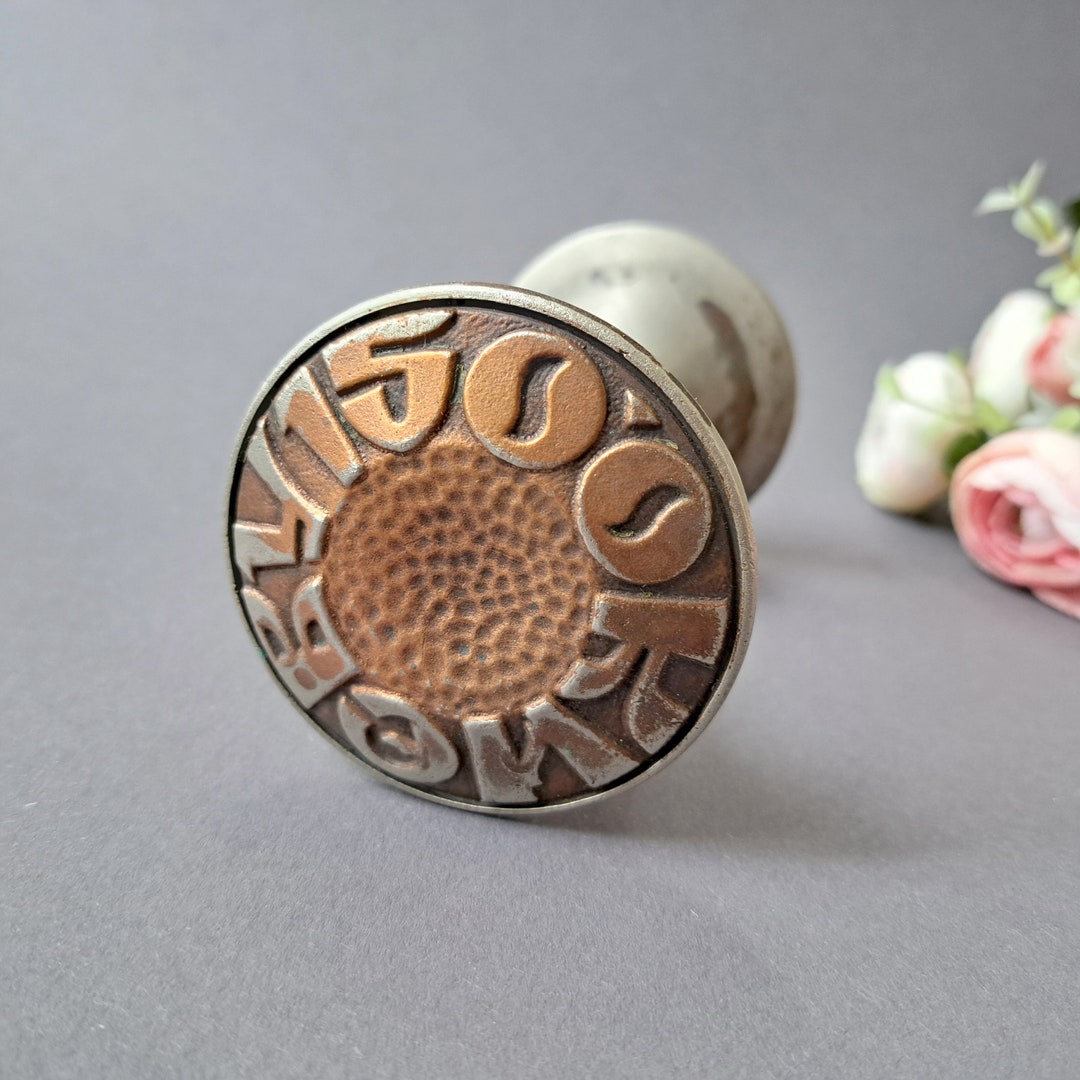 Kiev 1500 Ukraine Vintage Metal Door Handle, Double Side Door Knob ...
