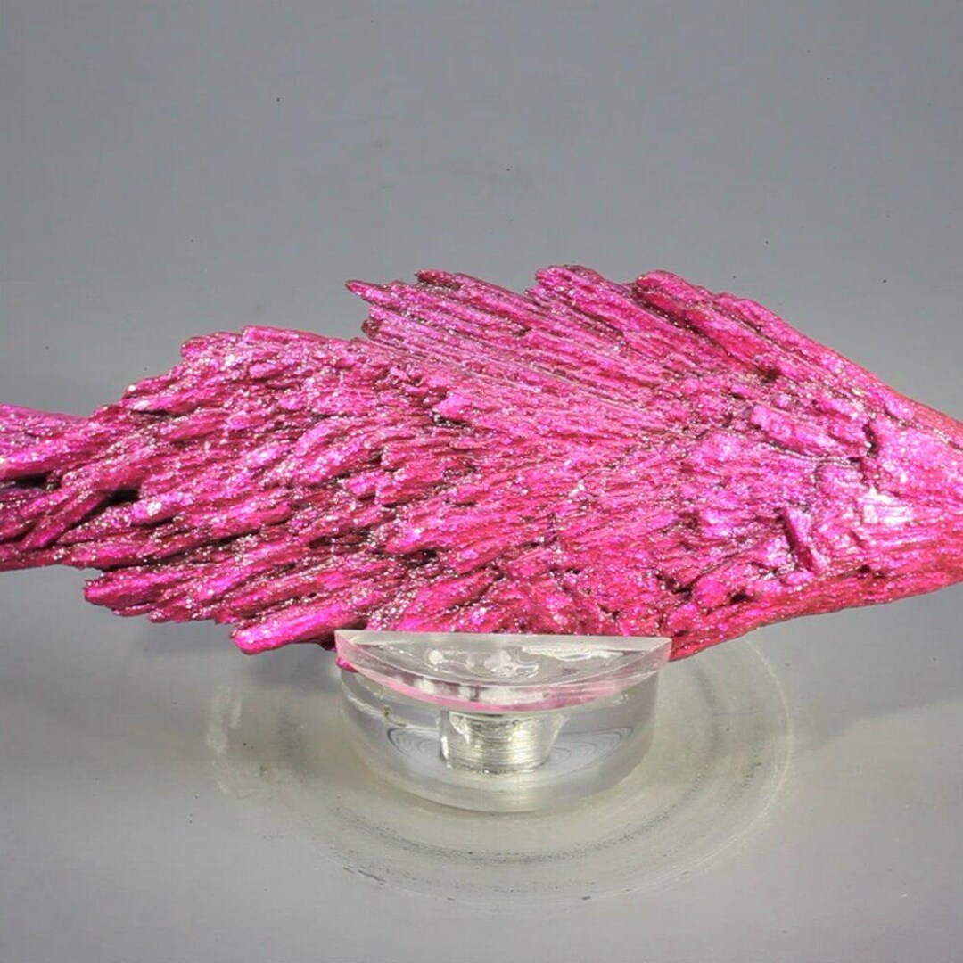 Neon Pink Aura Kyanite ~92mm | AQ329 - Etsy