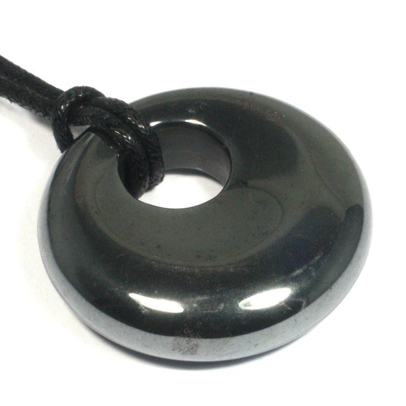 Hematite Donut Necklaces - Etsy UK