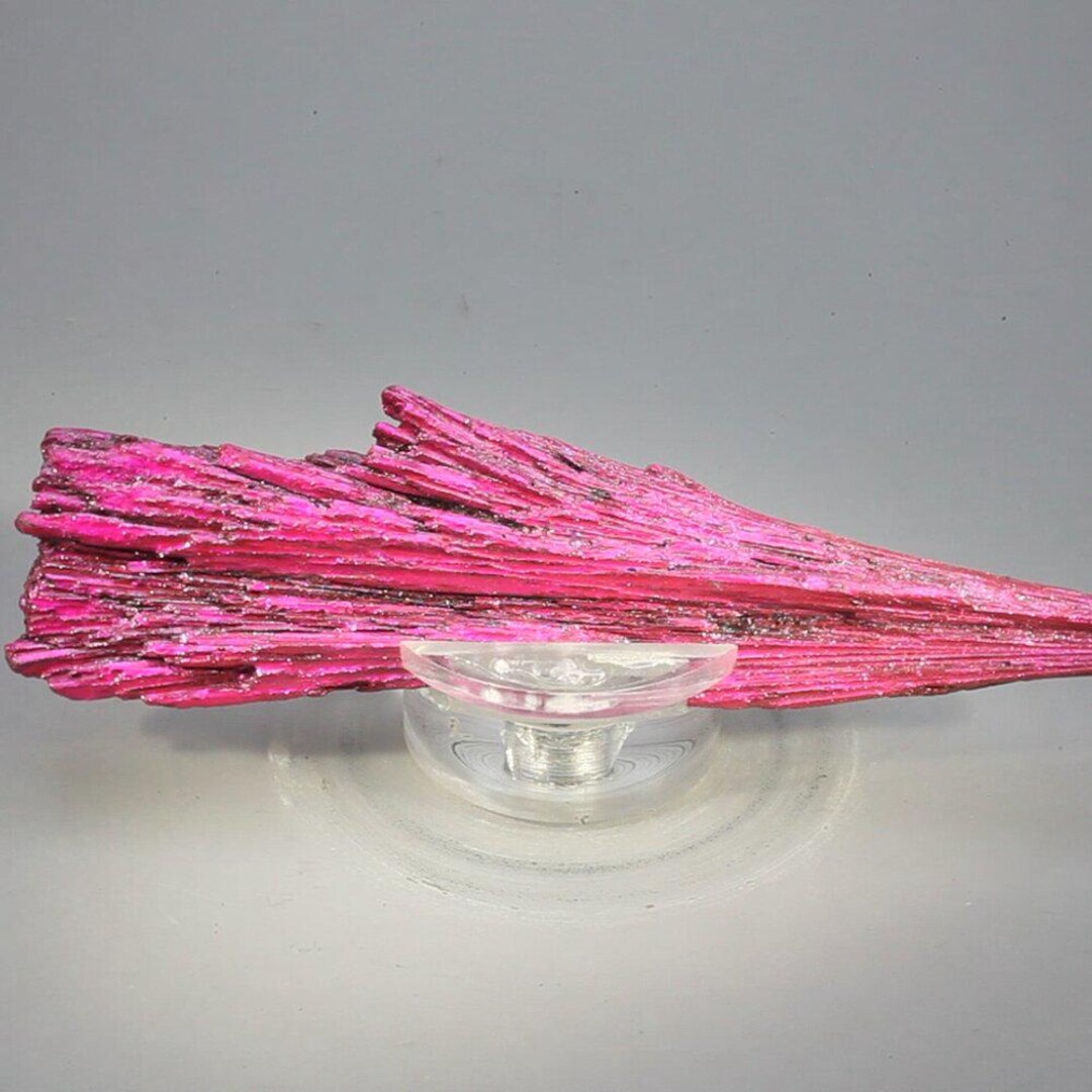 Neon Pink Aura Kyanite ~90mm | AQ330 - Etsy