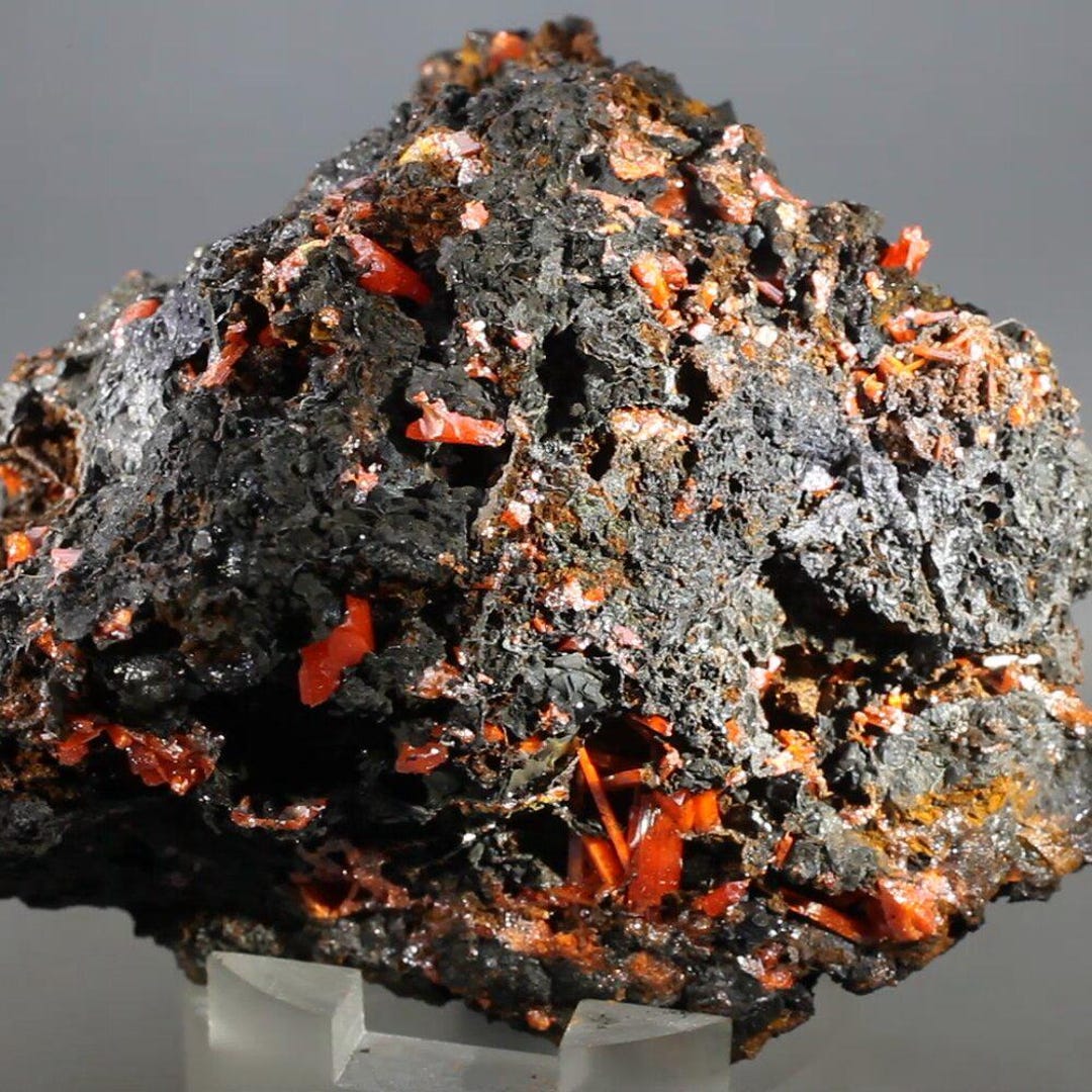 Crocoite Mineral Specimen ~95mm | MCR035 - Etsy