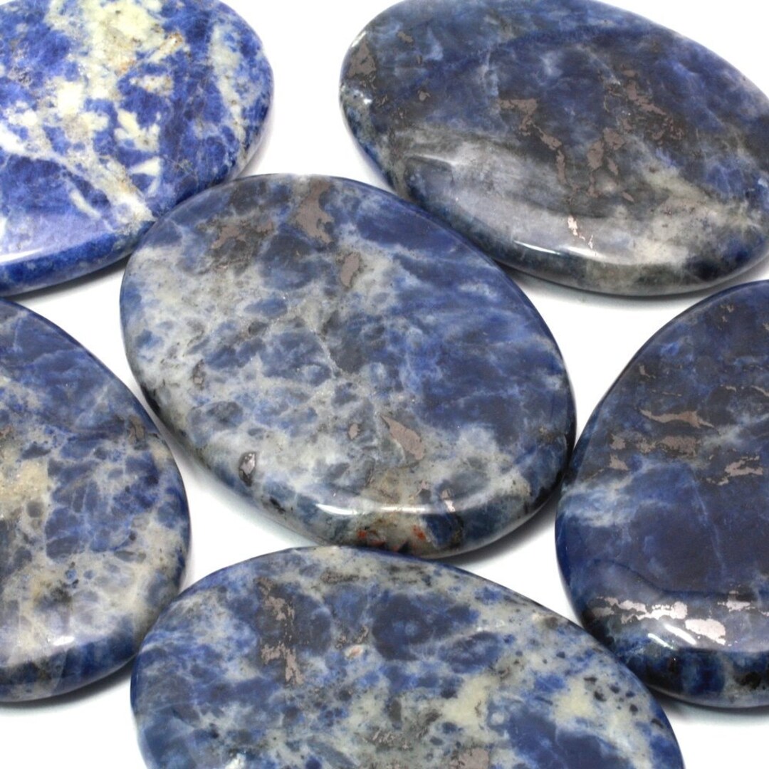 Sodalite Palm Stone ~70x50mm | PS48 - Etsy