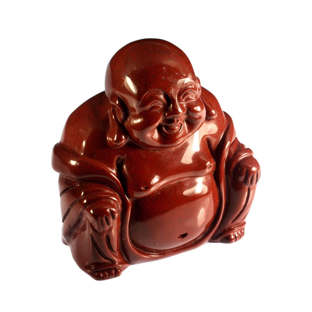 Red Jasper Sitting Buddha Statue - Etsy
