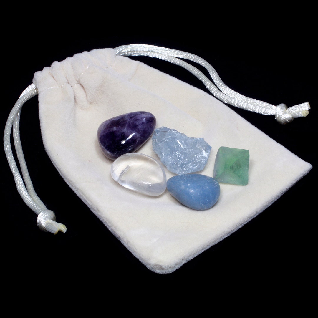 Anxiety & Stress Crystal Healing Pack - Etsy