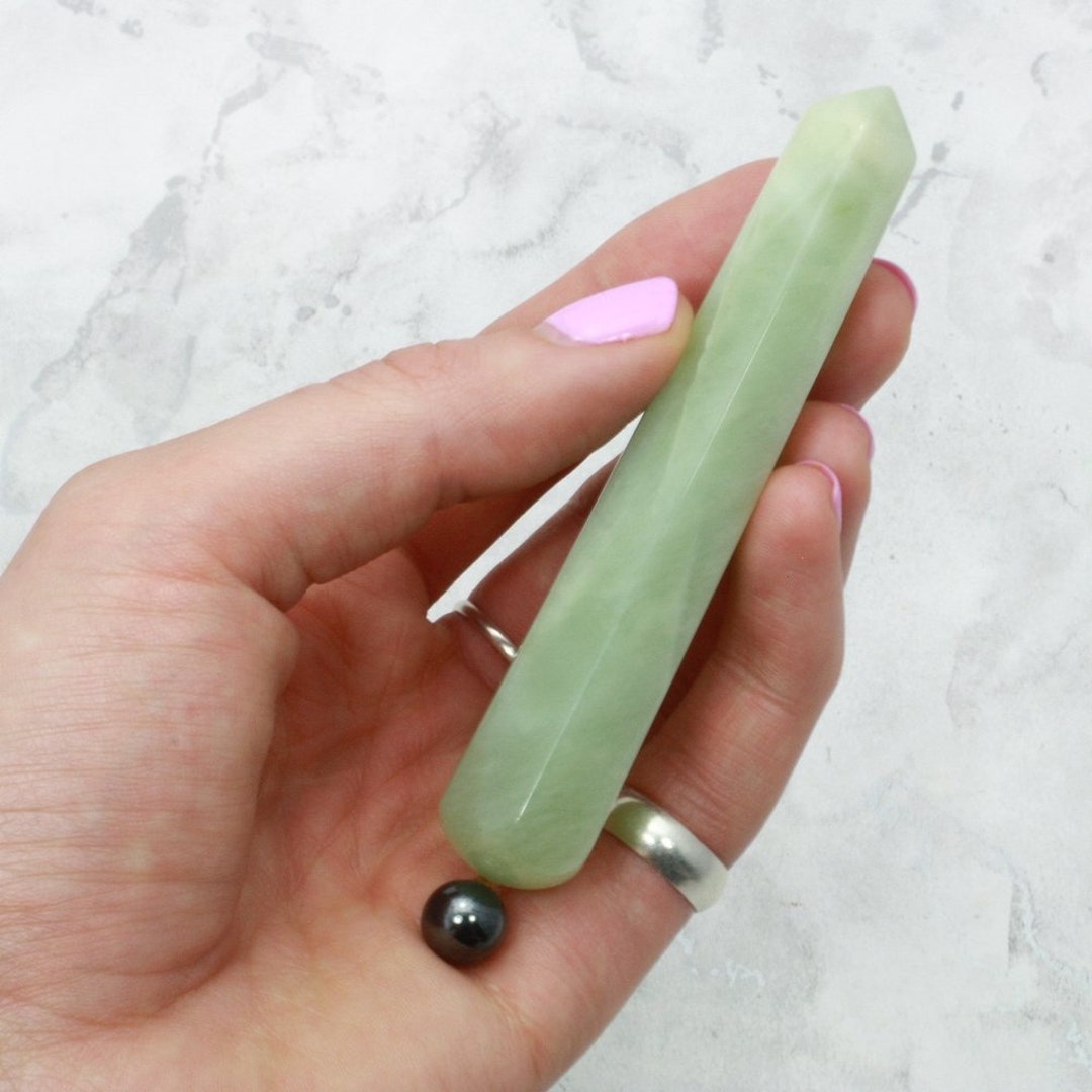New Jade Crystal Wand - Etsy