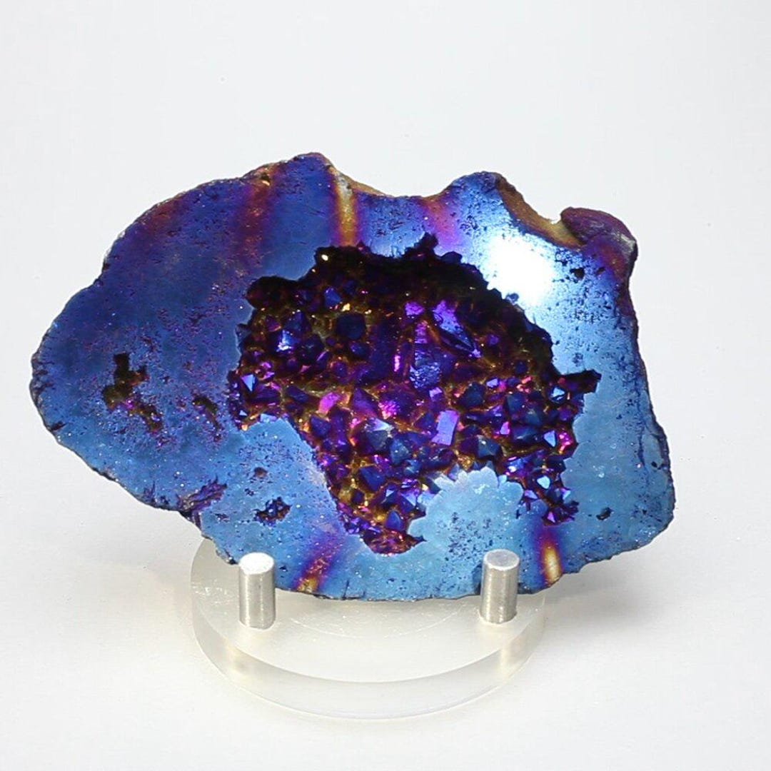 Flame Aura Quartz Geode ~86x57mm | QAG224 - Etsy