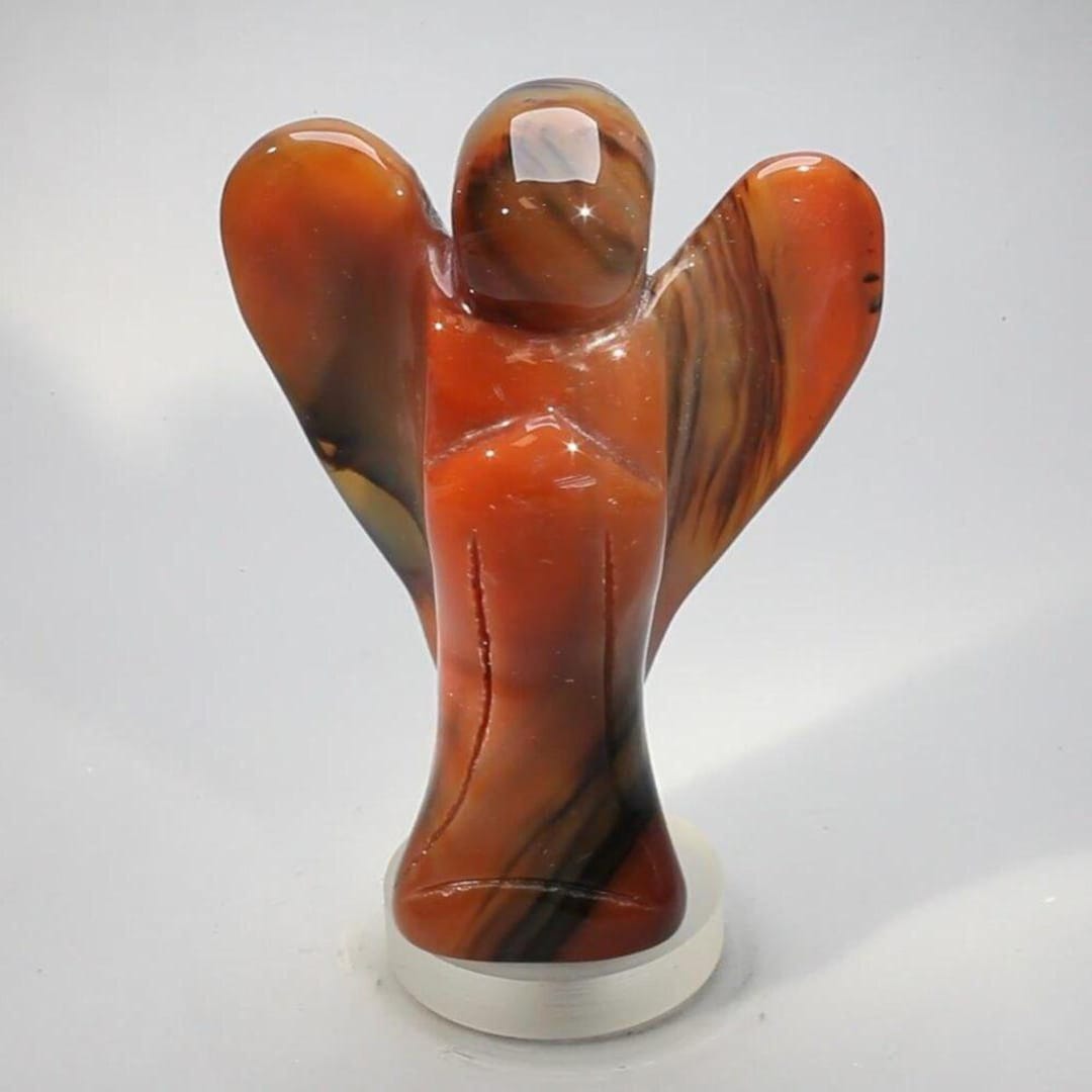 Superior Extra Large Carnelian Angel ~89mm | AXL128 - Etsy UK