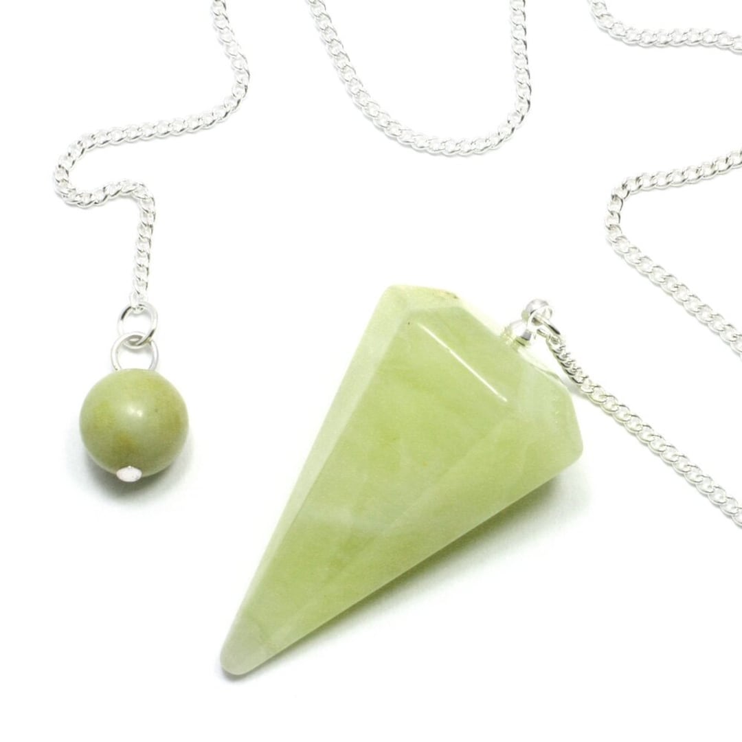 New Jade Crystal Pendulum | PDS28 - Etsy
