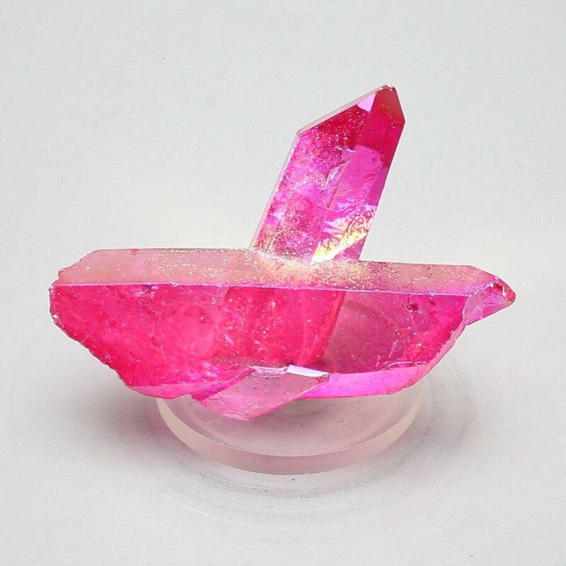 Ruby Aura Quartz - Etsy