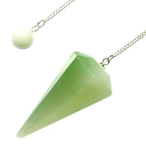 New Jade Crystal Pendulum | PDS28 - Etsy