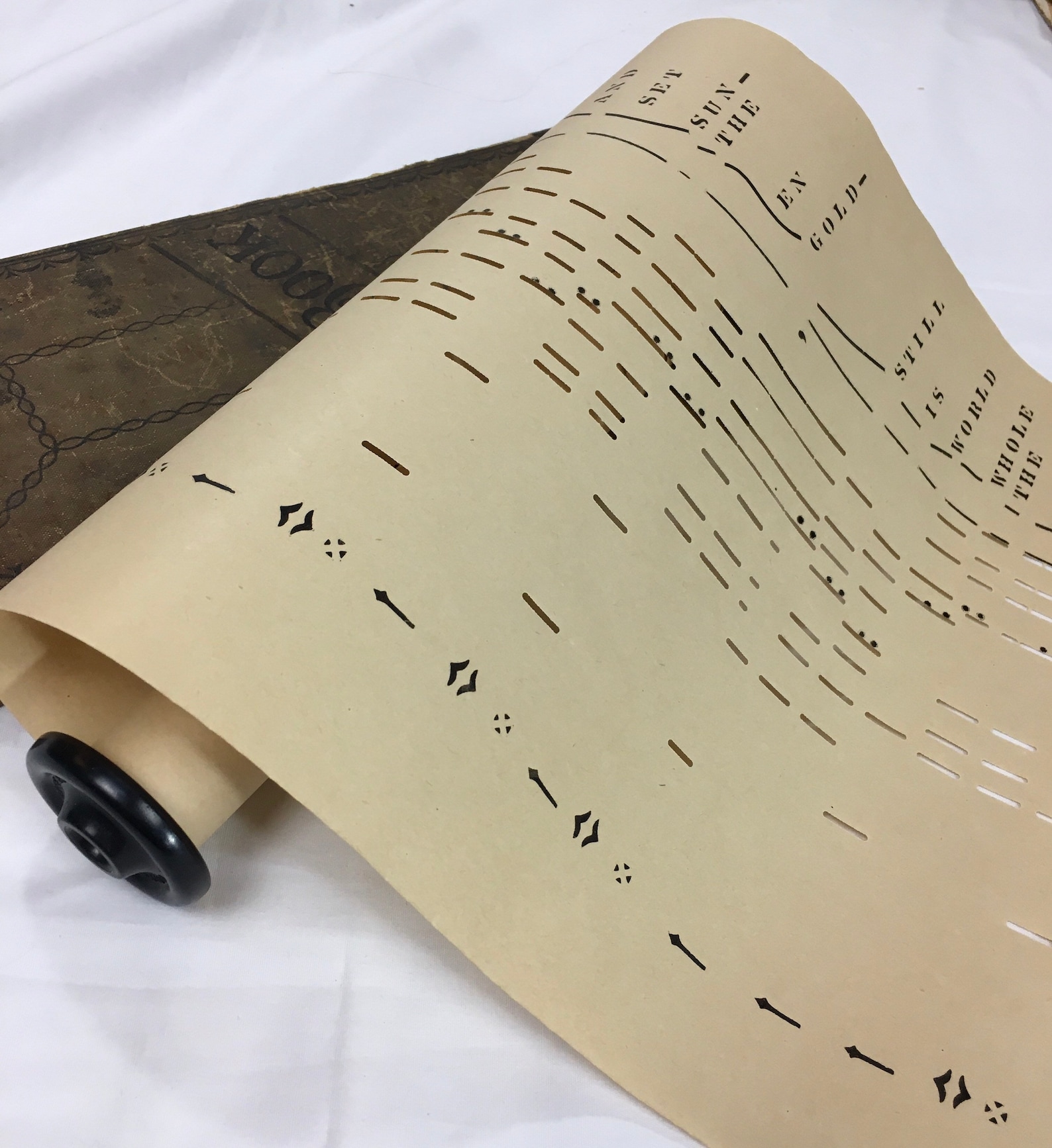 Antique Piano Roll 1 pianola roll Early 1900's Junk | Etsy